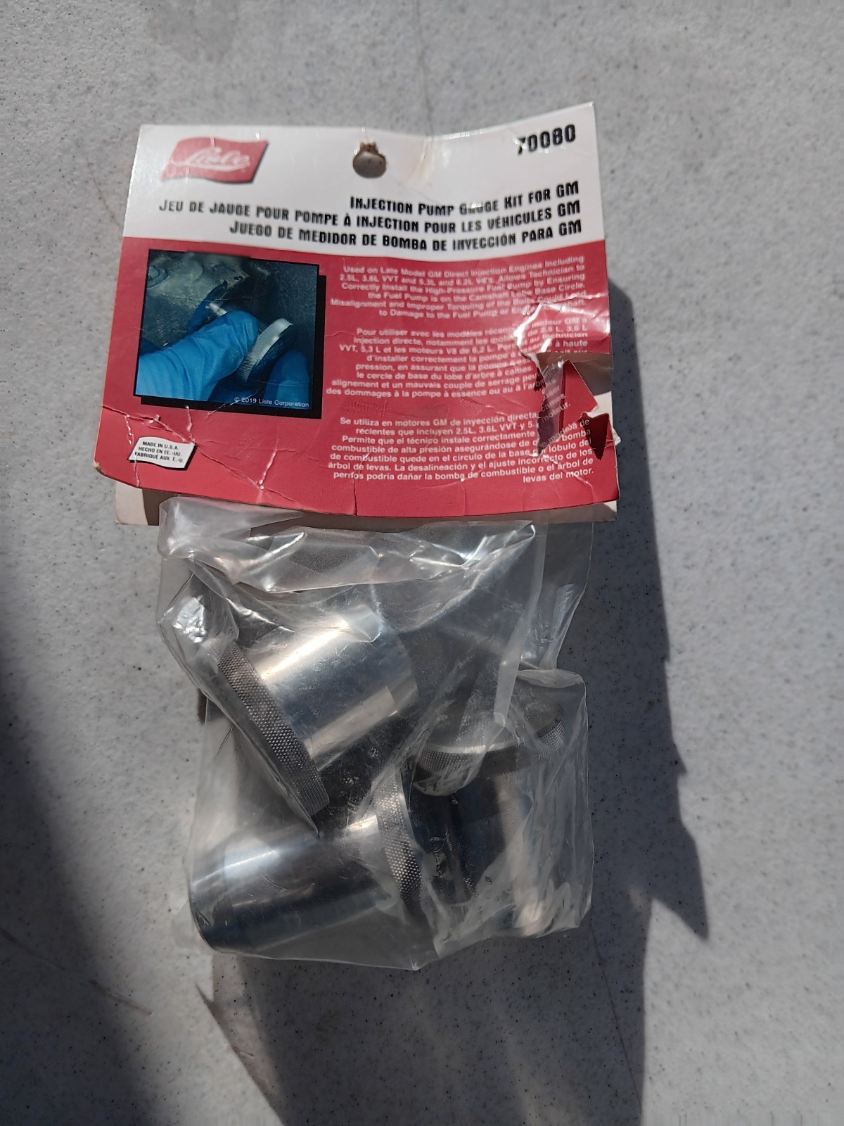 Lisle 70080 High Pressure Fuel Pump Alignment Tools for GM 2.5, 3.6, 5. ...