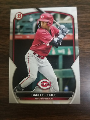 CARLOS JORGE 2023 BOWMAN DRAFT CARD BD-105 CINCINNATI REDS (PROSPECT ...