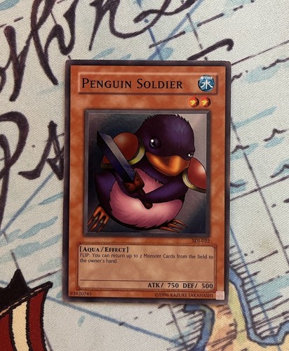 Yu-Gi-Oh TCG Penguin Soldier SDJ-022 Super Rare LP | eBay