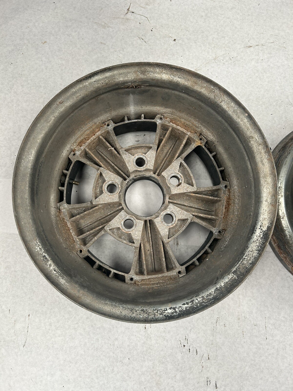 Torque Thrust Style 5 Spoke Mag Wheels Rims 14x6 Pair Chevy GM J18771 ...