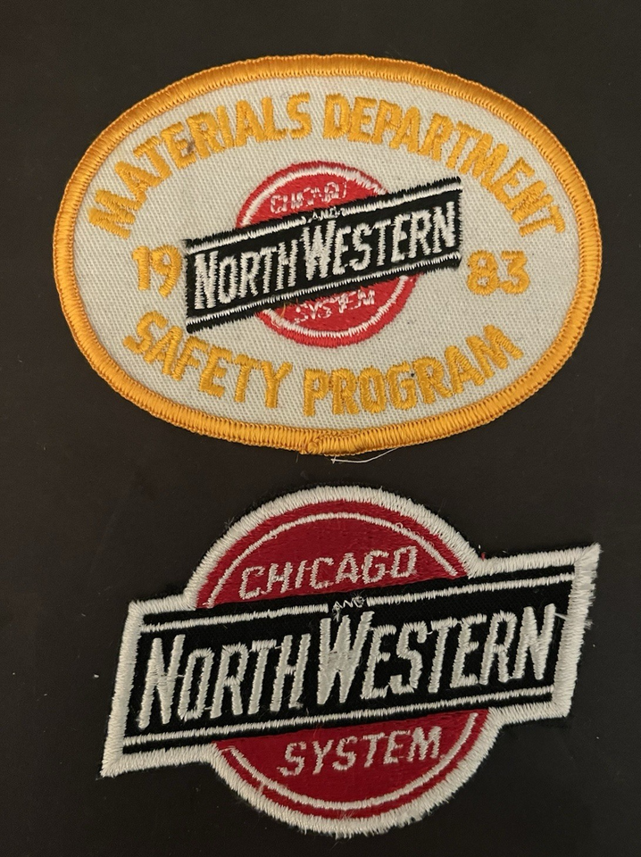 Vintage set of 2 Chicago & Northwestern Railroad patches | eBay