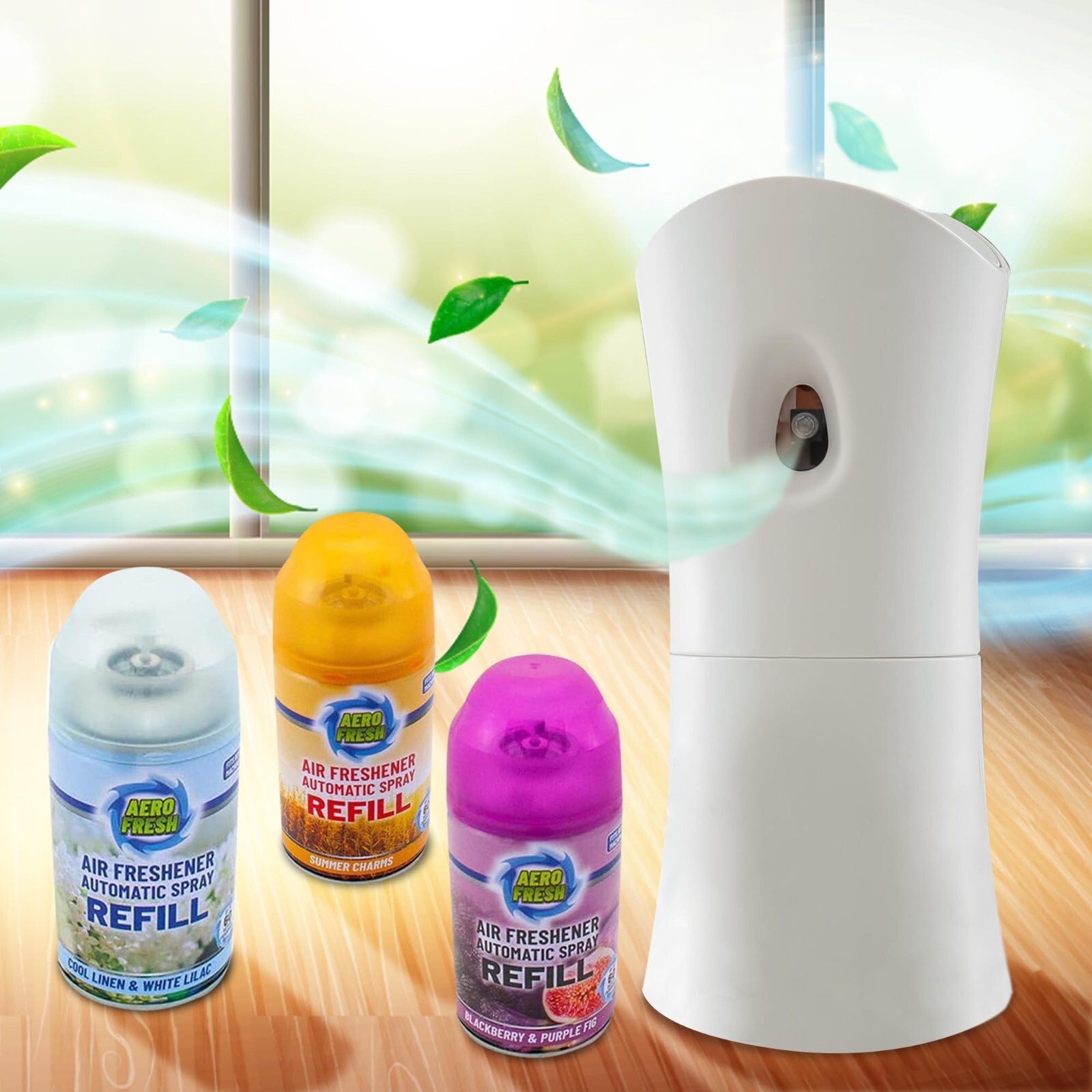 SET OF 12 AIR FRESHENER AUTOMATIC SPRAY REFILL CANS FRAGRANCE AROMA ...