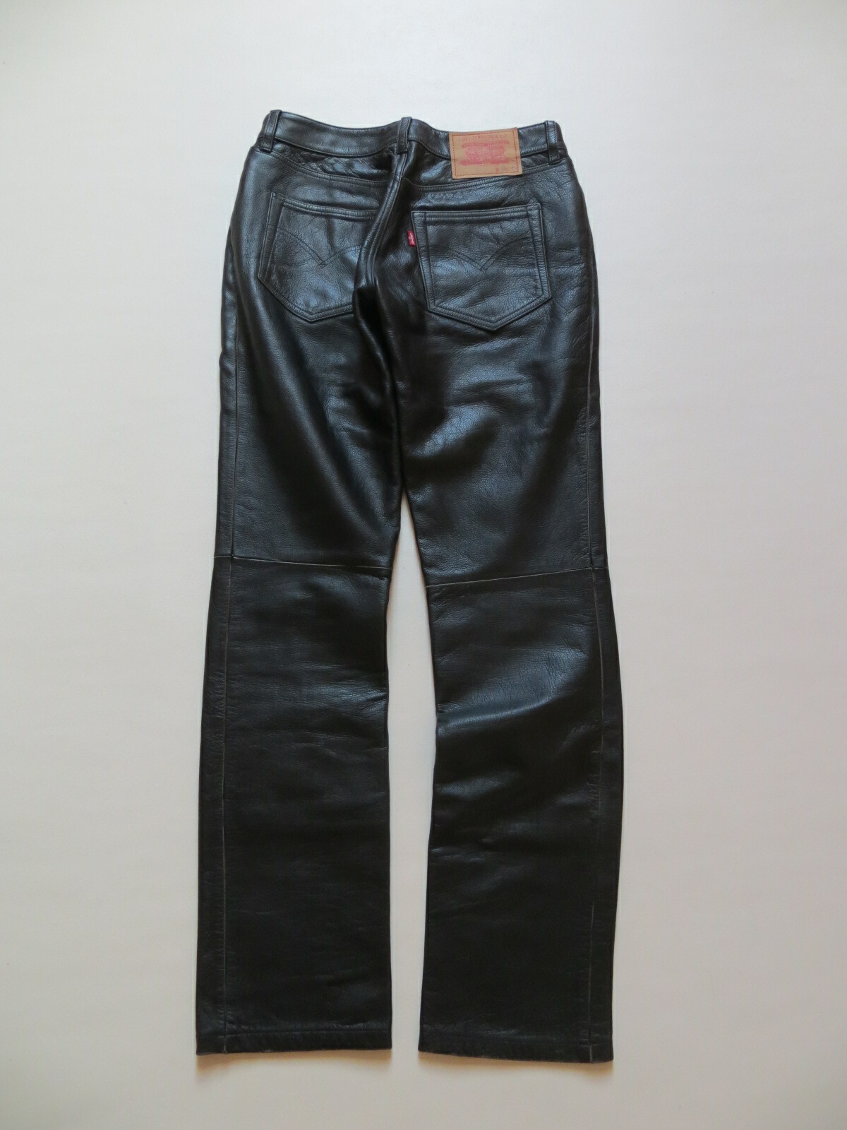 Levi's Lederhose Leder Jeans Hose W 28 /L 32 Schwarz Black Leather Pants, KULT ! | eBay.de