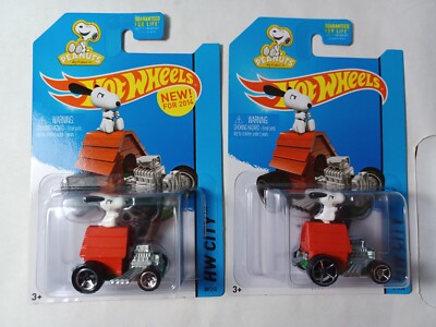 Hot Wheels Snoopy Peanuts (HW City) Tooned/II Dog House Drag Car L50 ...
