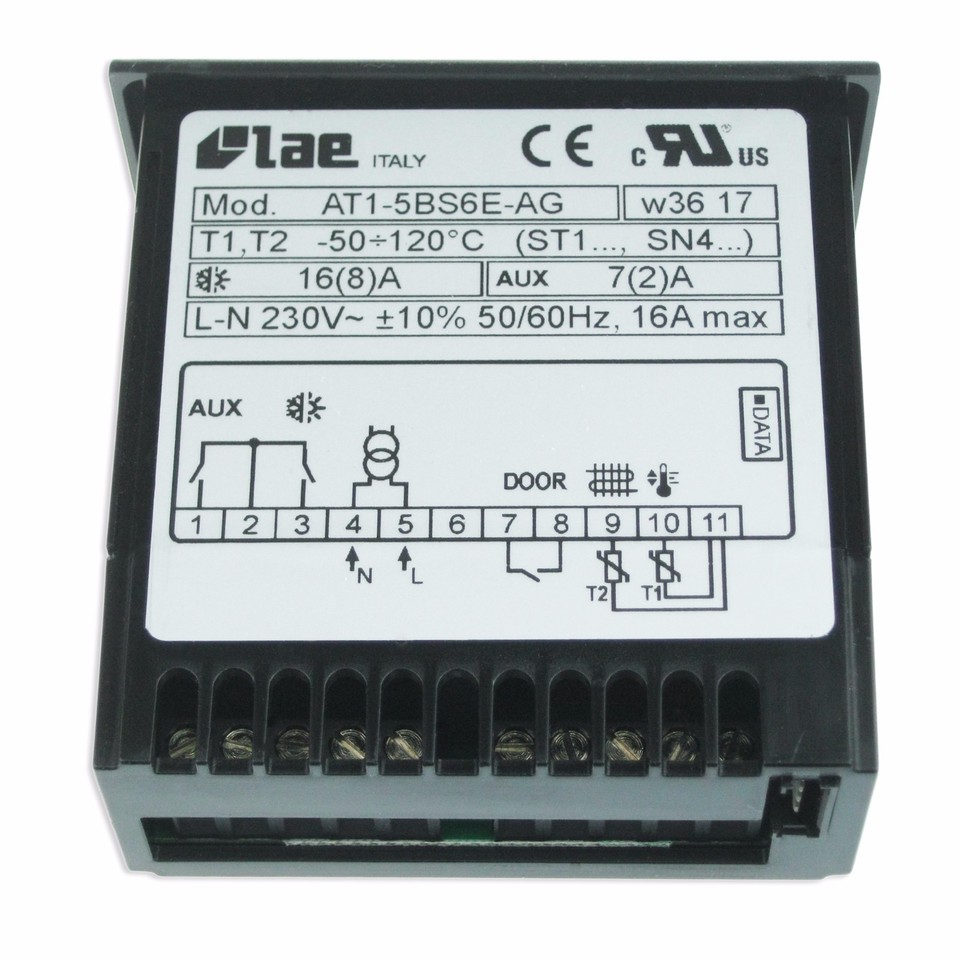 LAE AT1-5BS6E-AG DIGITAL CONTROLLER 230V FOR REFRIGERATION APPLIANCES ...