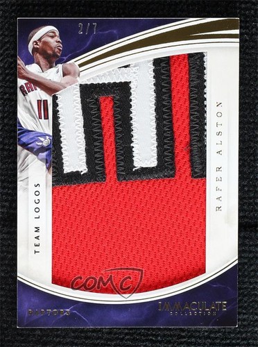 2015-16 Panini Immaculate Team Logos /7 Rafer Alston #30 Jumbo Patch | eBay