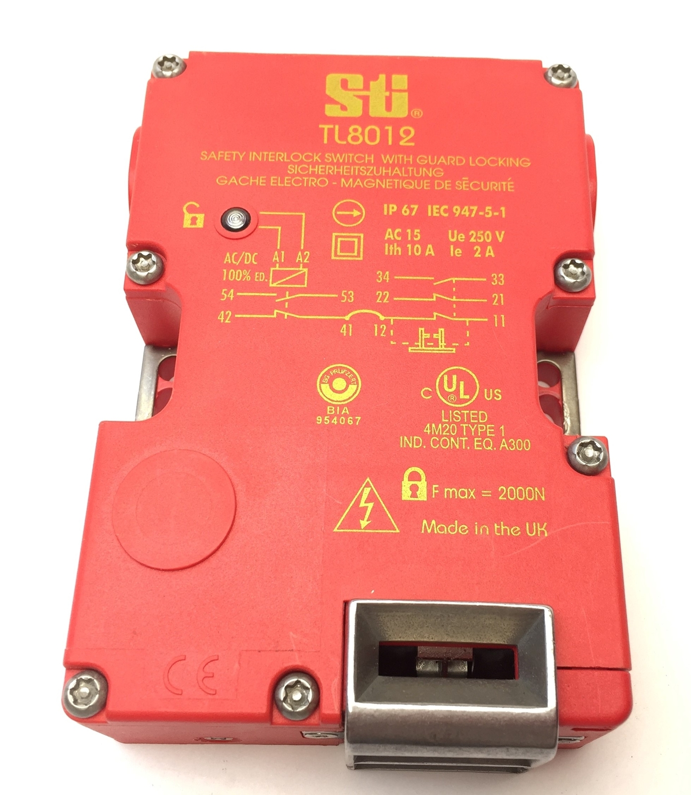 Allen-Bradley Tls-1 Guardmaster Safety Interlock Switch Guard Locking ...