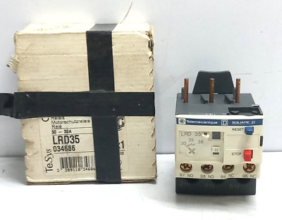 Telemecanique Square D LRD 35 Overload Relay 30-38A Ui 690V Uimp 6kV ...