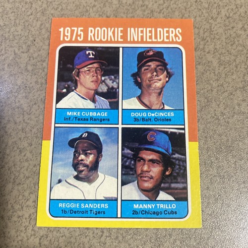 1975 Topps #617 1975 Rookie (Cubbage DeCinces Sanders Trillo) Baseball ...