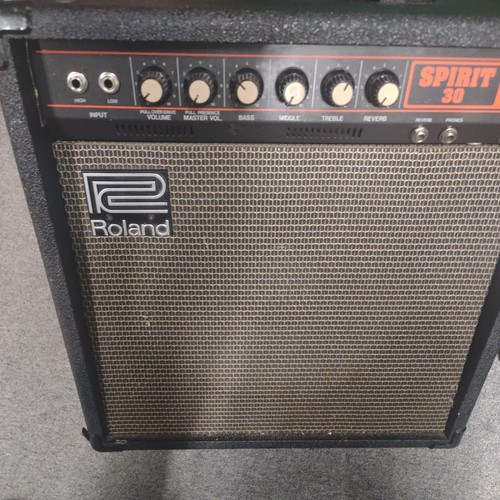 Vintage Roland Spirit Bass 30 Watt guitar Amplifier with Force 12-in ...