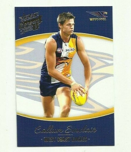 2014 SELECT HONOURS WEST COAST EAGLES CALLUM SINCLAIR #206 CARD AFL ...