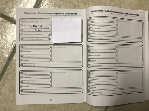Ford Serviceheft 2020 2021 ORIGINAL Inspektionsheft Servicenachweis ...