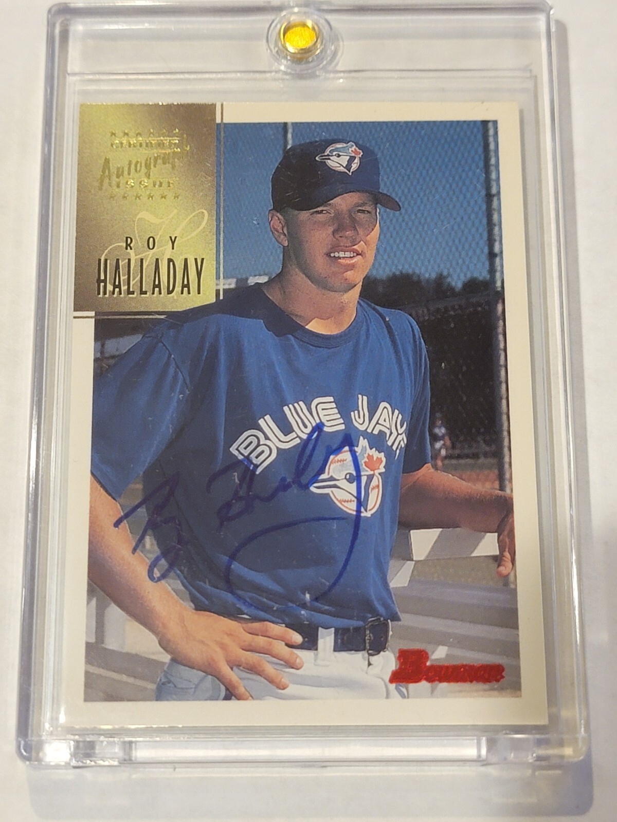 1997 Bowman Certified Autograph Roy Halladay #CA35 HOF RC On Card Blue ...