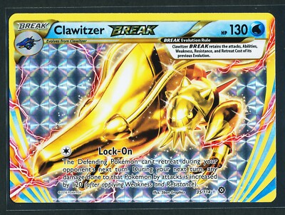 Clawitzer BREAK 35/114 Holo Rare Pokémon 2016 XY Steam Siege - LP/NM | eBay