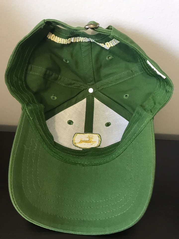 JOHN DEERE Tractor Farming Trucker Hat Baseball Cap VINTAGE Lid RARE | eBay