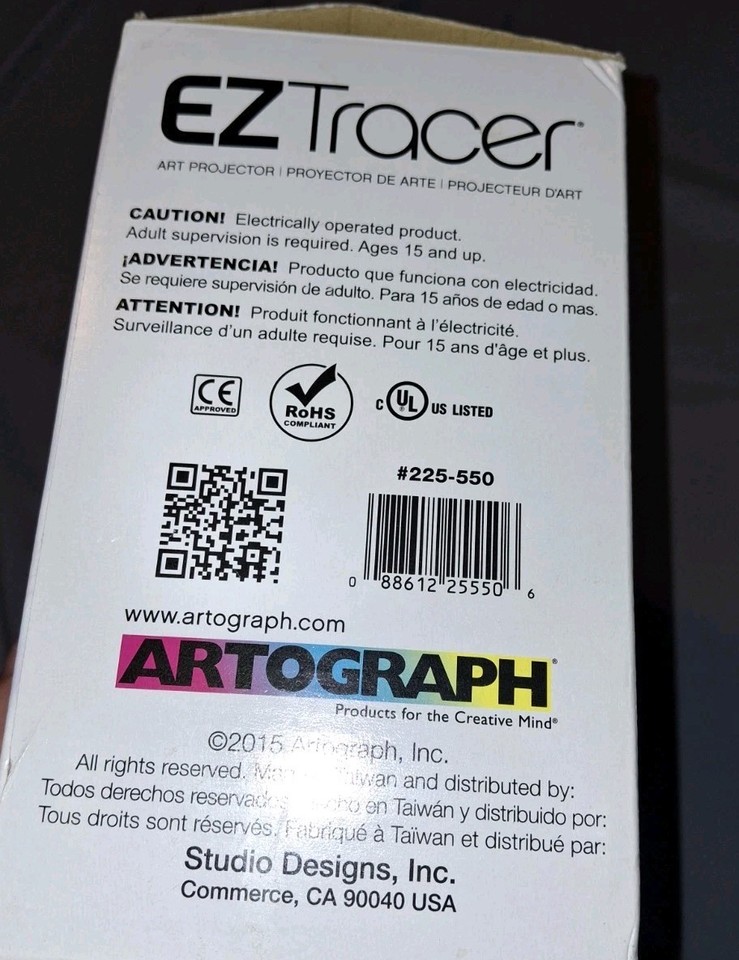 Artograph EZ Tracer Art Projector Drawing Model 225-550 With Light Bulb ...