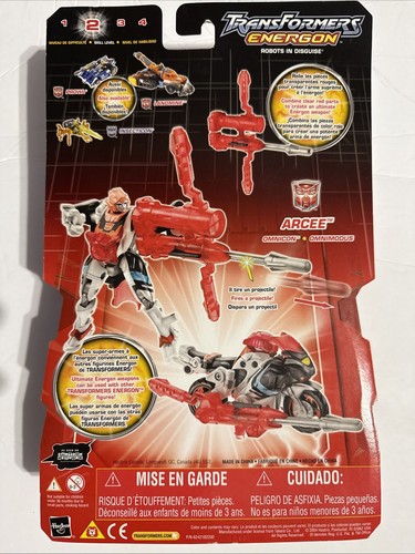 Transformers Energon Omnicon ARCEE RID The POWERLINX Battles MOSC | eBay
