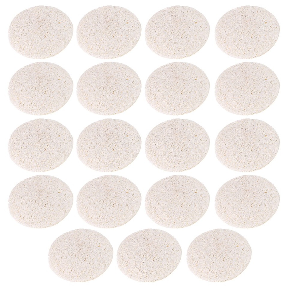 40 Pcs Oil Absorbing Sheets Natural Loofah Sponge Face Blotting Pads ...