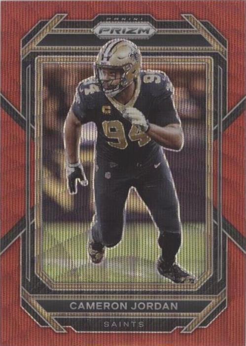 2022 Panini Prizm - Cameron Jordan #213 Red Wave Prizm /149 for sale ...