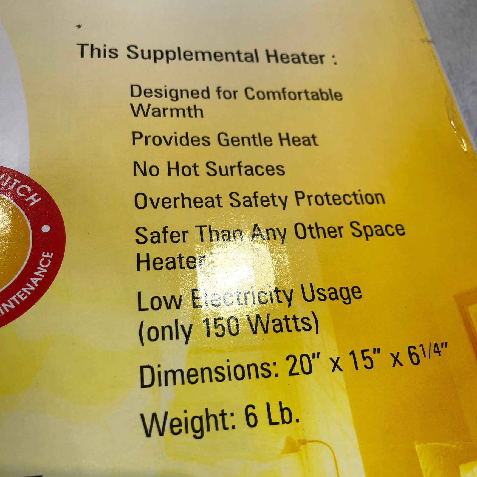 Sengoku 150 Watt Mini Panel Electric Space Heater Sp-160 for sale ...