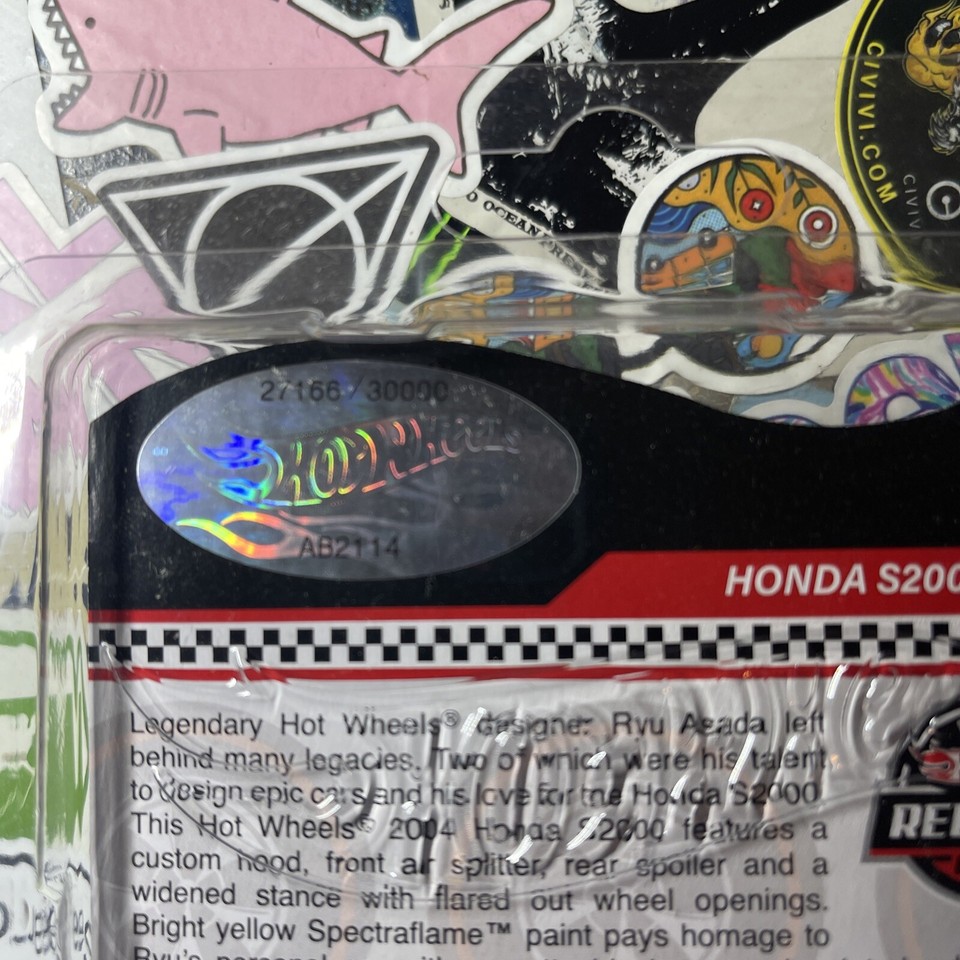 2022 Hot Wheels RLC Exclusive Honda S2000, Gold, Ryu Asada Tribute ...