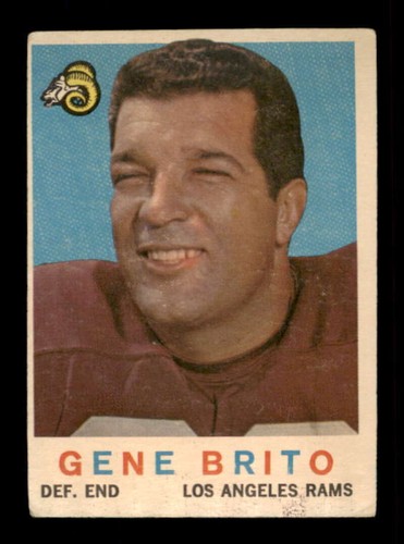 1959 Topps #2 Gene Brito G LA Rams 550425 | eBay