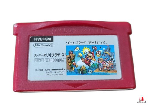 Super Mario Bros Gameboy Advance Famicom Mini GBA Game Cartridge Only ...