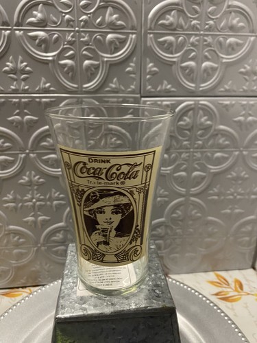 Vintage Flared Glass Coca Cola Coke Victorian Lady The Archives | eBay