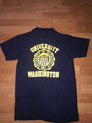 NEW! UNIVERSITY OF WASHINGTON SHIRT LUX SIT LOGO SIZE SMALL | eBay