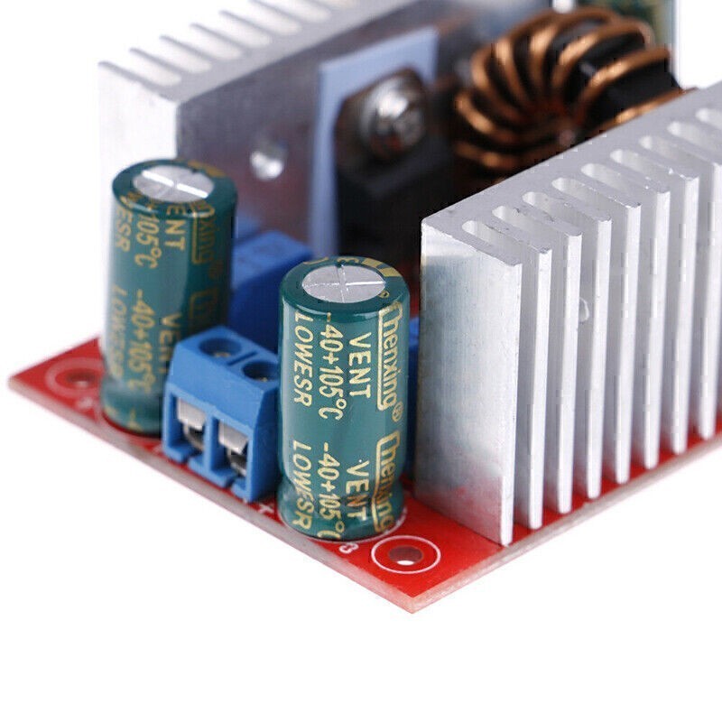 Durable DC-DC 400W Step-Up Module 8.5-50V to 10-60V Boost Voltage ...