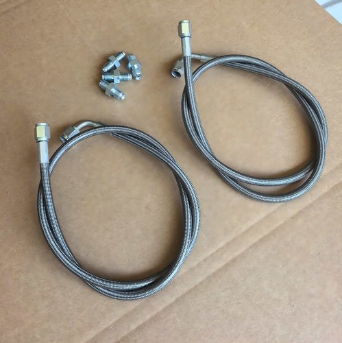 SS Main Front Brake Lines Replacement Kit 1996-2000 Honda Civic EK | eBay