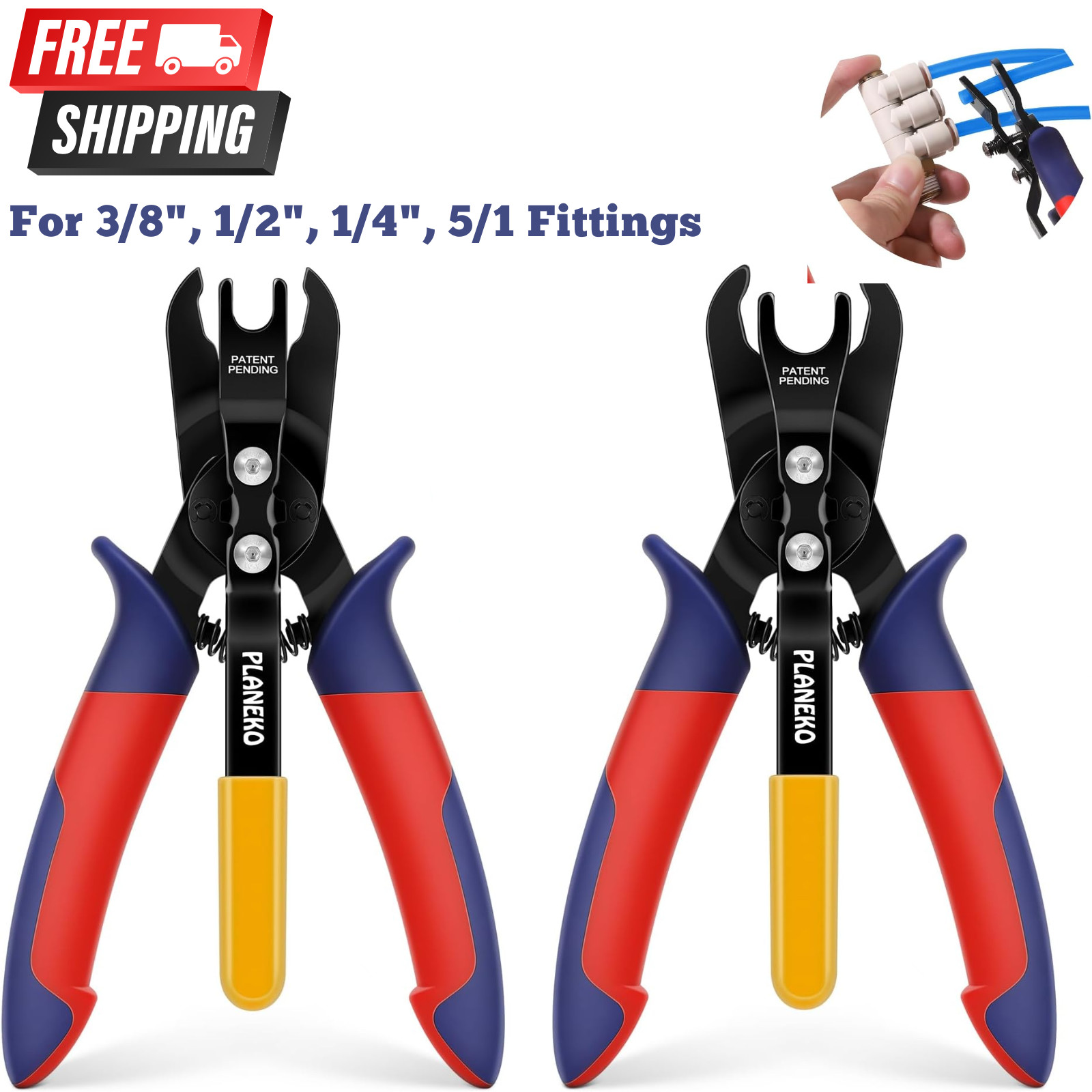 Push To Connect Fittings Air Line Disconnect Tool Kit Push Fitting ...