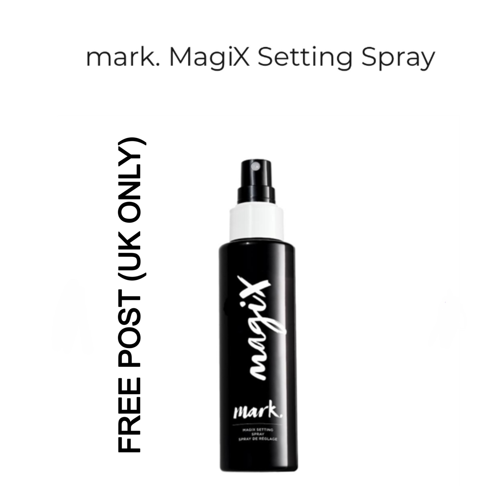 2x Avon Mark Magix Prep and Set Spray 2 X 125ml Use Under & Over Makeup ...