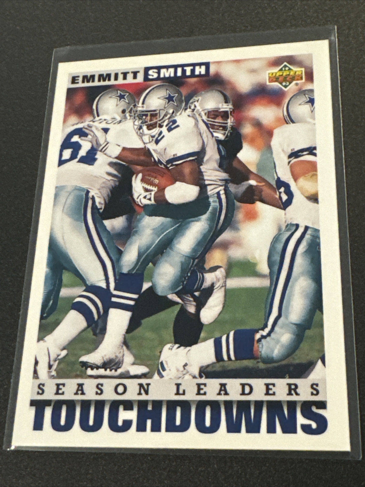 1993 Upper Deck Emmitt Smith Season Leaders Touchdowns Card NM | eBay