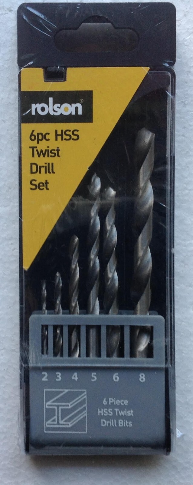 ROLSON 6 pc HSS TWIST DRILL SET | eBay UK