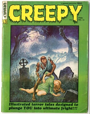 Creepy Magazine # 13 VERY GOOD February 1967 See creator names below ...