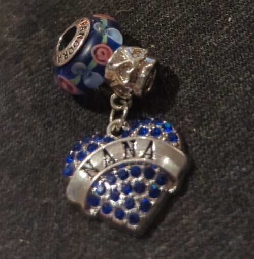 AUTHENTIC PANDORA BEAD w/ 4EUROPEAN "NANA" CHARM LOT L334 | eBay
