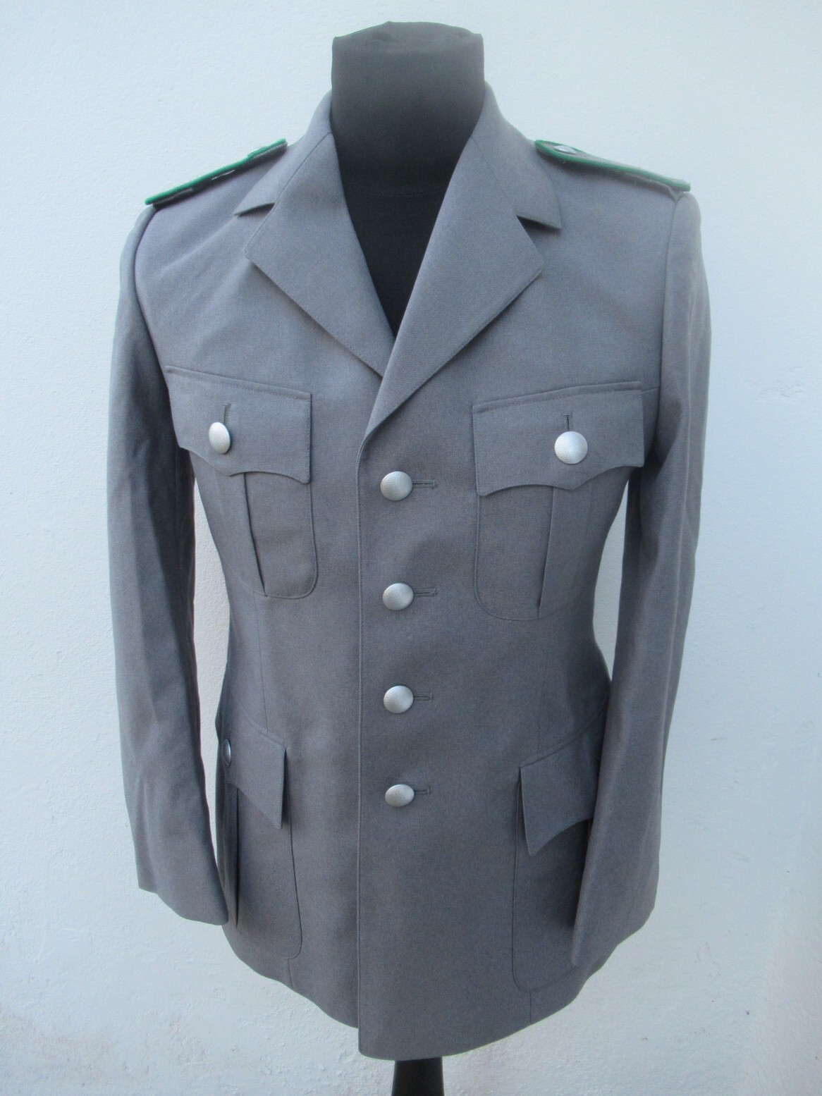 German Army grey blazer tunic jacket coat military uniform ...