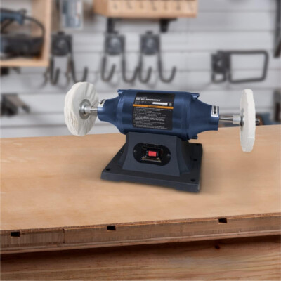 Bench Buffer Jewelry Polisher- 4PCs 80Ply Thic Buffing Wheels ...