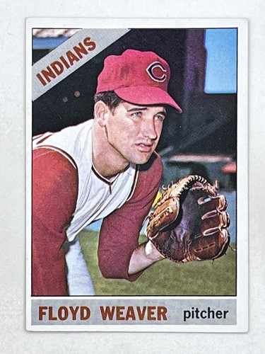 Floyd Weaver 1966 Topps #231 Sports MLB Cleveland Indians Vintage ...