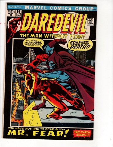 Daredevil #91,92,93 (LOT) 1972(THIS BOOK HAS MINOR RESTORATION SEE ...