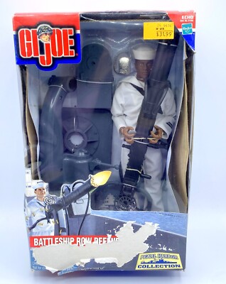NIB GI JOE 2000 BATTLESHIP ROW DEFENDER ACTION FIGURE BLACK PEARL ...
