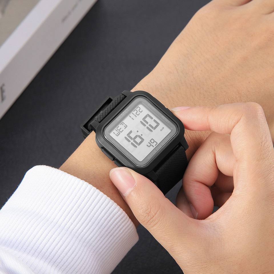 Waterproof Digital Sports Watch Military Tactical LED Backlight ...