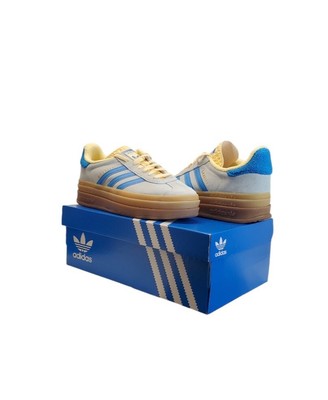 adidas Originals GAZELLE BOLD Unisex Shoes IE0430 Almost Blue/Bright ...