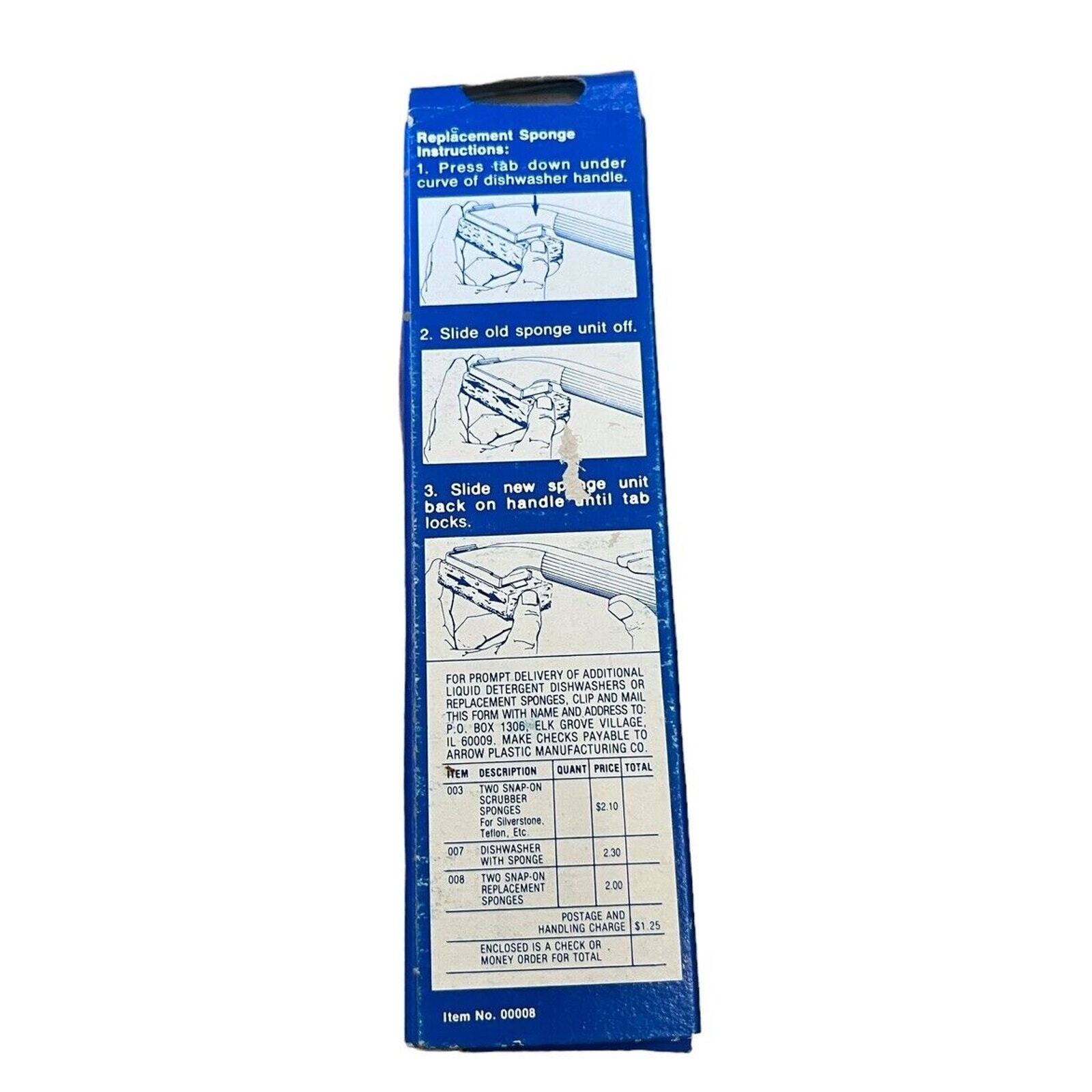 Refill Sponge For #00008 (2 pack) Arrow Dishwasher Snap On | eBay