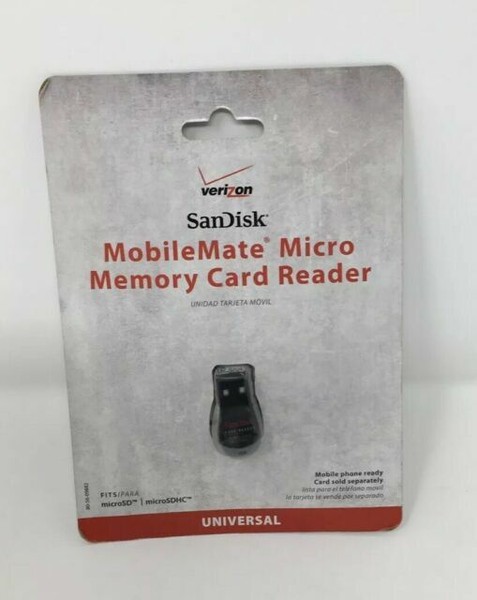Verizon Wireless SanDisk MobileMate Micro Memory Card Reader for sale ...