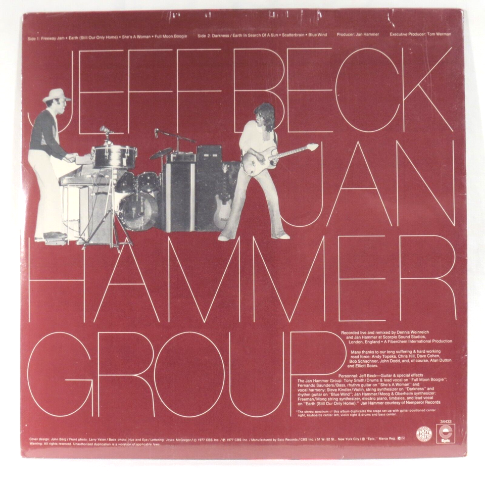 JEFF BECK w/ Jan Hammer Group - Live 1977 1st US issue LP SEALED | eBay