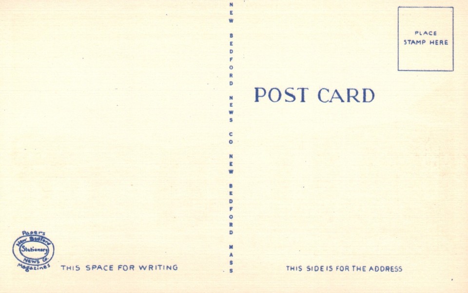 Postcard MA Wareham Post Office & Makepeace Building Linen Vintage PC ...