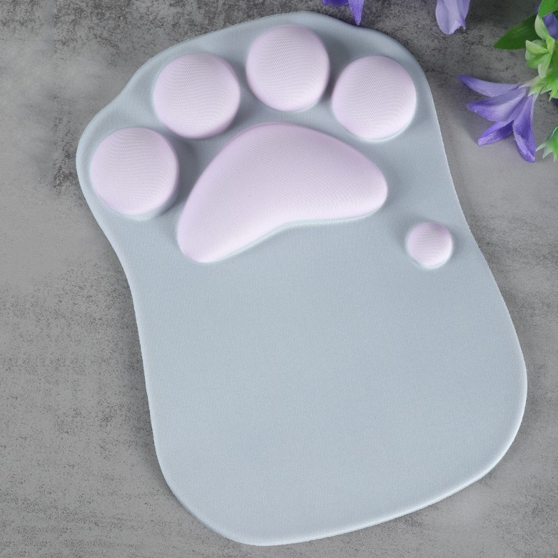 Cute for Cat Paw Mouse Pad Nonslip Silicone Mice Mat PC Computer Wrist ...