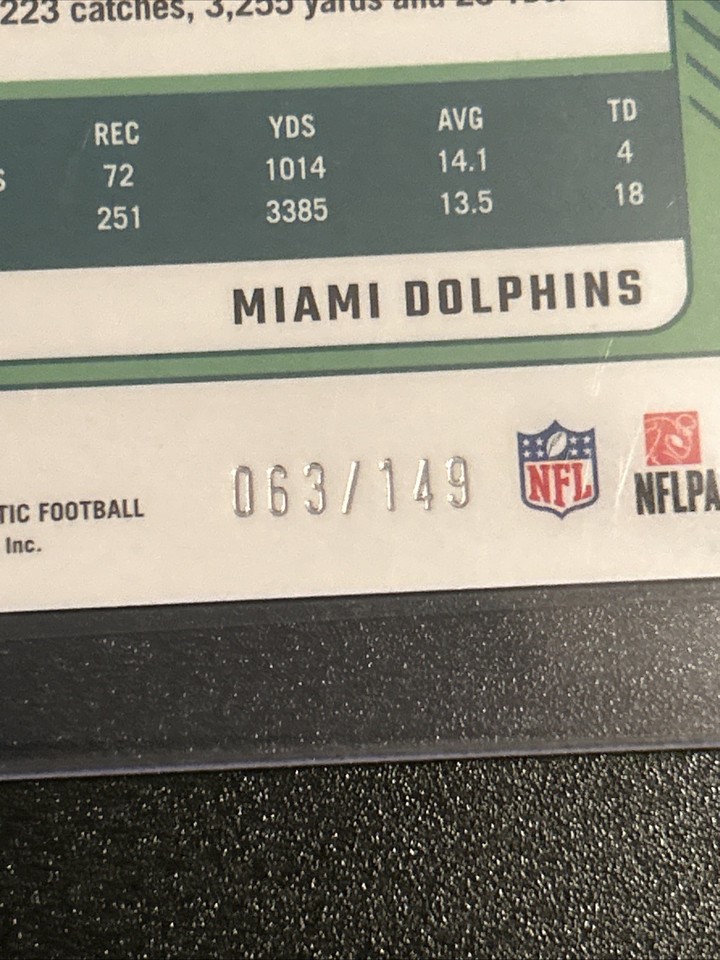 2024 /149 STRONG ARM Emoji Jaylen Waddle Miami Dolphins Panini Optic | eBay